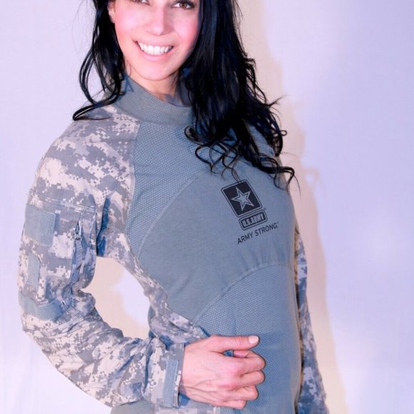 Shirts | Szsmall Us Army Acs Combat Shirt Wgo Army Logo Acu Long Sleeve ...